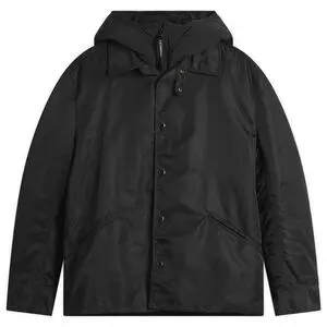 Junya Watanabe X C.p. Company Nylon Twill Goggle Jacket - Black