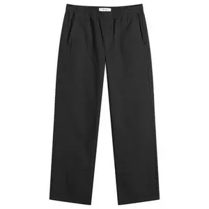 PALMES Lucien Herringbone Trousers - Black