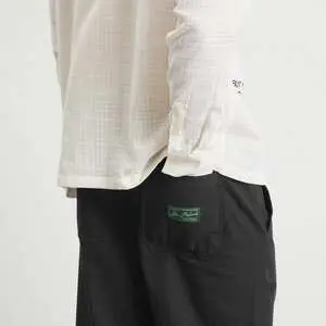 PALMES Lucien Herringbone Trousers - Black