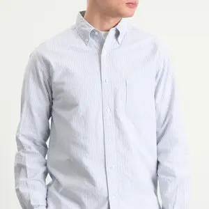 BEAMS Button Down Candy Stripe Shirt