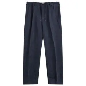 Dries Van Noten Curpo Washed Trouser - Navy