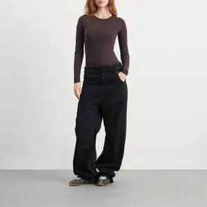 MAISON MARGIELA Long Sleeve Bodysuit - Brown