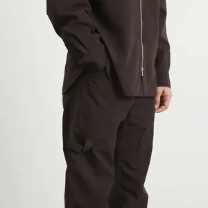 Dries Van Noten Overdyed Double Weave Cotton Cargo