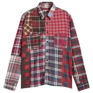 Needles Patchwork Flannel Shirt