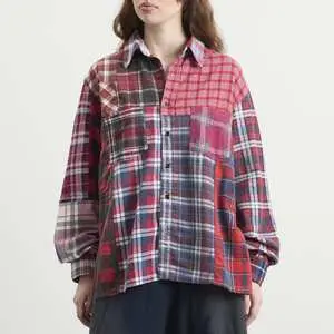 Needles Patchwork Flannel Shirt