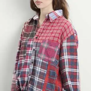 Needles Patchwork Flannel Shirt
