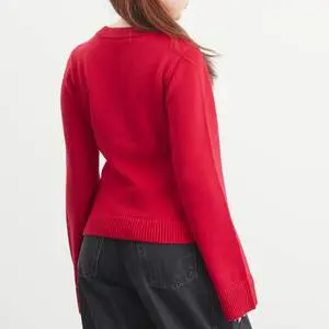 Good American Button Front Knit Cardigan