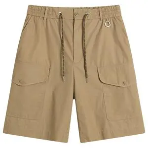 Moncler Drawstring Cargo Shorts - Tan