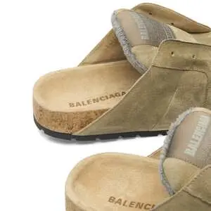 Balenciaga Worn Out Suede Mule