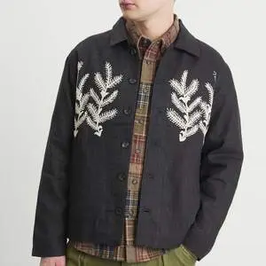 KARTIK RESEARCH Block Print Boxy Jacket