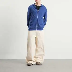 PALMES Waffle Zip Hooded Sweatshirt