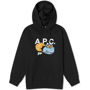 A.p.c. End. X 'coffee Club' Pierre Hoodie - Black