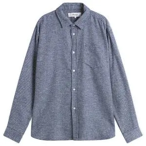 PALMES Cotton Mouline Shirt - Blue