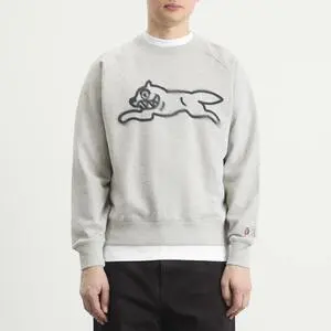 ICECREAM Spray Paint Running Dog Crewneck Sweatshirt