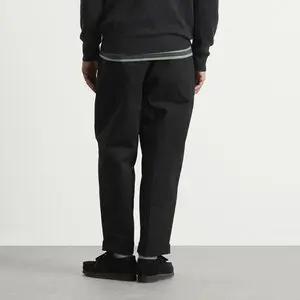 BEAMS 2 Pleat Chino - Black