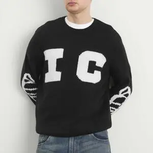 ICECREAM Running Dog Knitted Sweater