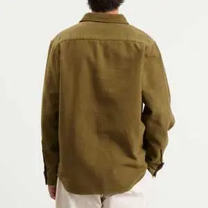 DUBBLEWARE Notched Pocket Flannel Shirt