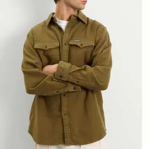 DUBBLEWARE Notched Pocket Flannel Shirt