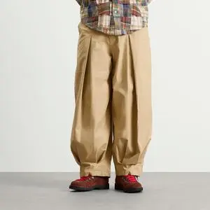 ANGLAN Unbalance Long Tuck Balloon Pants