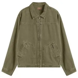 DUBBLEWARE Crop Jacket - Olive