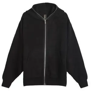 Rick Owens Alpaca Gimp Hoodie - Black