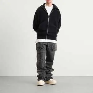 Rick Owens Alpaca Gimp Hoodie In | Size: | 100% Cotton | End Clothing