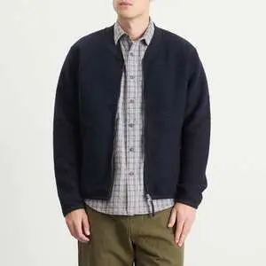 Universal Works Wool Fleece Zip Bomber