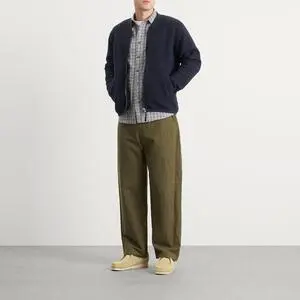 Universal Works Wool Fleece Zip Bomber