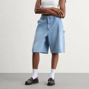 SUNDAYFRUITMARKET Baggy Fit Denim Shorts With Utility Details