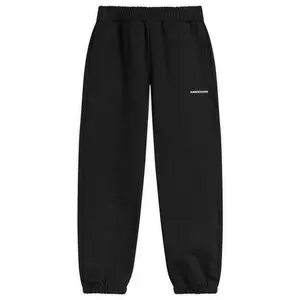 ANNIE HOOD Mini Logo Cuffed Joggers - Black