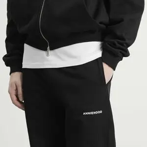 ANNIE HOOD Mini Logo Cuffed Joggers