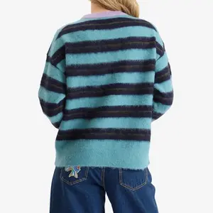ALEMAIS Domenica Teal Sweater