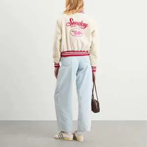 SUNDAYFRUITMARKET Berry Farm Varsity Jacket