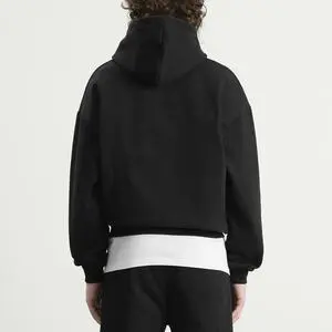 ANNIE HOOD Mini Logo Zip Hoodie