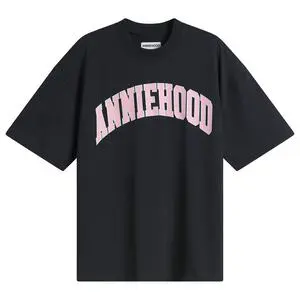 ANNIE HOOD College Arch T-shirt - Navy