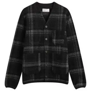 Universal Works Moh Check Fleece Cardigan