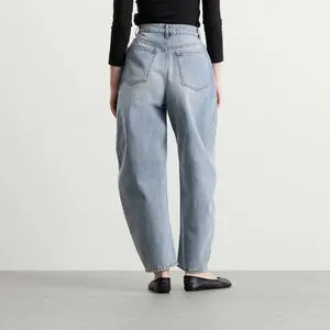 RÓHE High-waist Sculptural Denim Jeans - Classic Blue