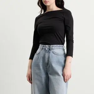 RÓHE High-waist Sculptural Denim Jeans - Classic Blue