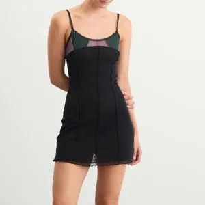 FRUITY BOOTY Mesh Mini Dress