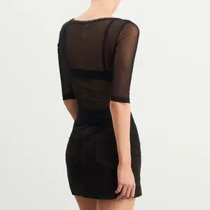 FRUITY BOOTY Mesh 3/4 Sleeve Top