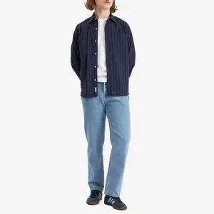 FORET Map Seersucker Overshirt