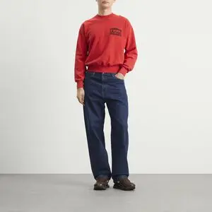 Aries Premium Aged Temple Sweatshirt - Red