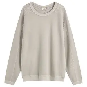 Gramicci Waffle Crew Sweater - Pewter