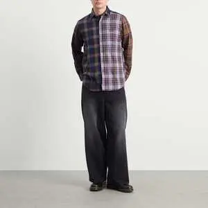 Aries Overdyed Patchwork Shirt