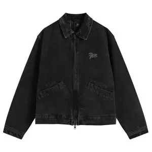 PATTA Washed Canvas Jacket - Black