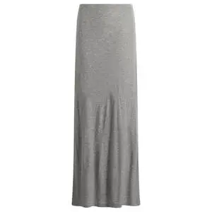 SAMSØE SAMSØE Sadou Jersey Maxi Skirt - Mid Grey Melange