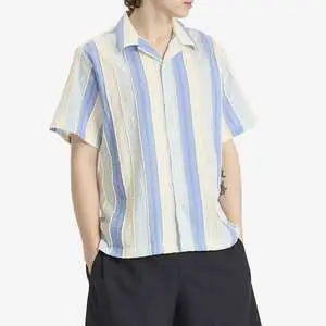 FORET Peer Jacquard Stripe Vacation Shirt