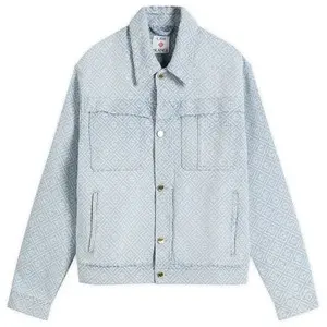 Casablanca Monogram Denim Jacket - Indigo