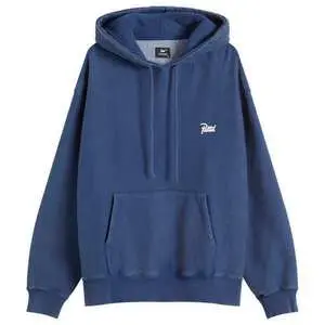 PATTA Classic Acid Washed Hoodie - Blue