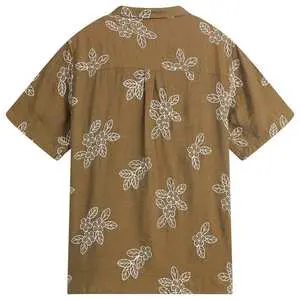 FORET Leo Embroidery Vacation Shirt